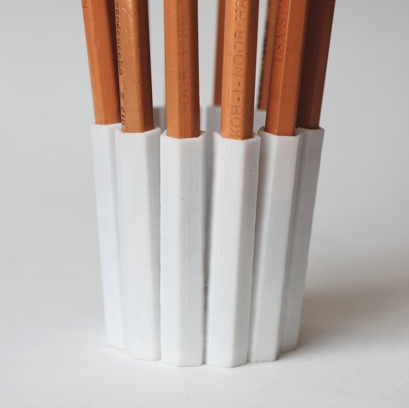12 Pencil Pot - Pinshape