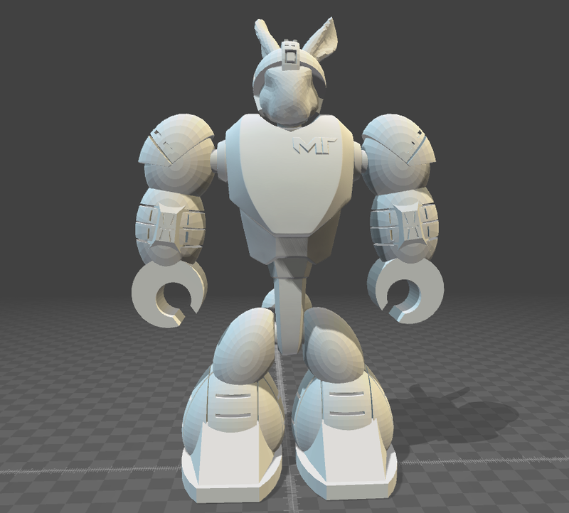 Robo Bunny - Pinshape
