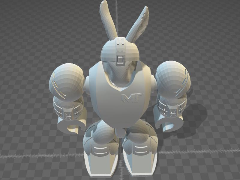 Robo Bunny - Pinshape