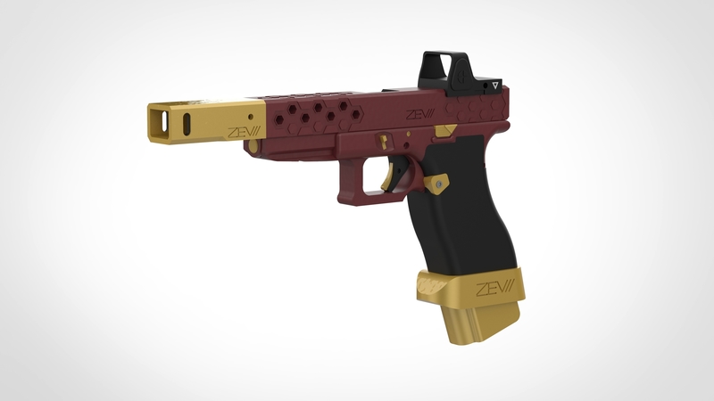 Deadshot gun from the movie Suicide Squad 3D print model - Pinshape