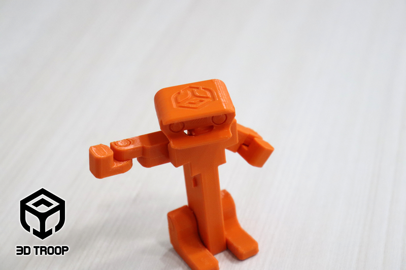 3DTROOP BOT 01 - PRINT IN PLACE - Pinshape