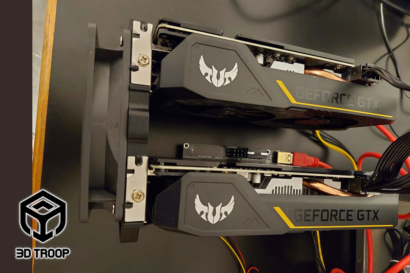 GPU DOUBLE EXTERNAL SUPPORT - Pinshape