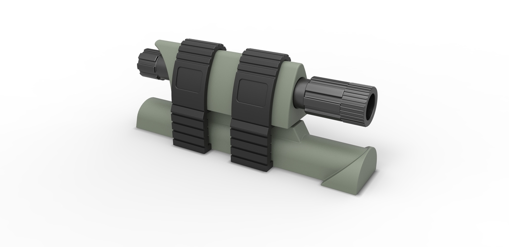 3D Printed Scope for cosplay blaster 18 by TechItemsRock | Pinshape