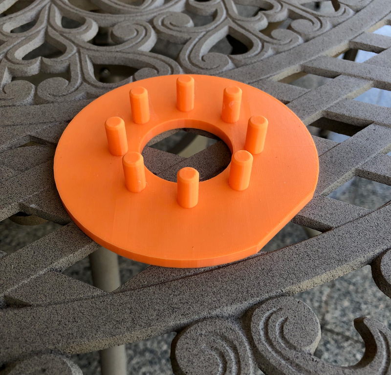 Round sanding abrasive disc stacker 125mm-5" - Pinshape