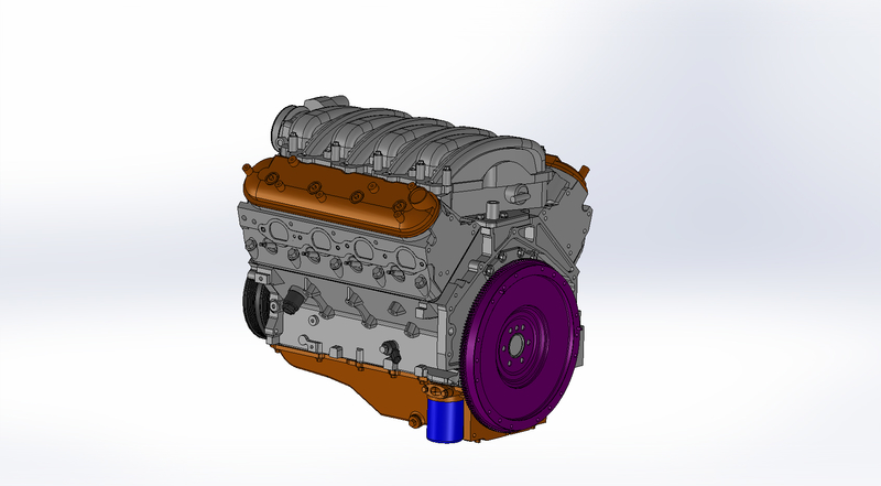 LS1 block - Pinshape