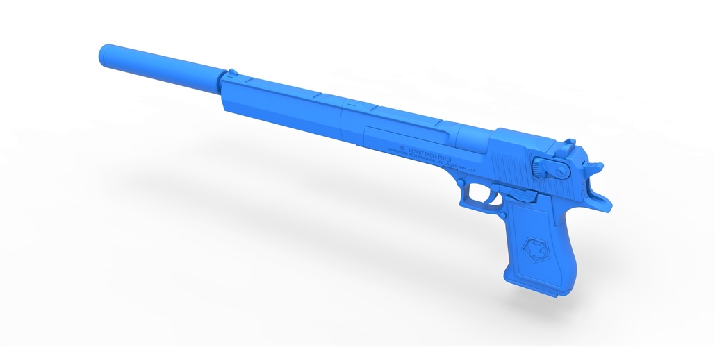 3D Printed Pistol of Peacemaker 1:10 from Suicide Squad 2021 by ... 3D Printed Pistol of Peacemaker 1:10 from Suicide Squad 2021 by ...