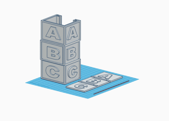 3D Printed ABC Curtain Holder | STL File by Nathaniel H. | Pinshape