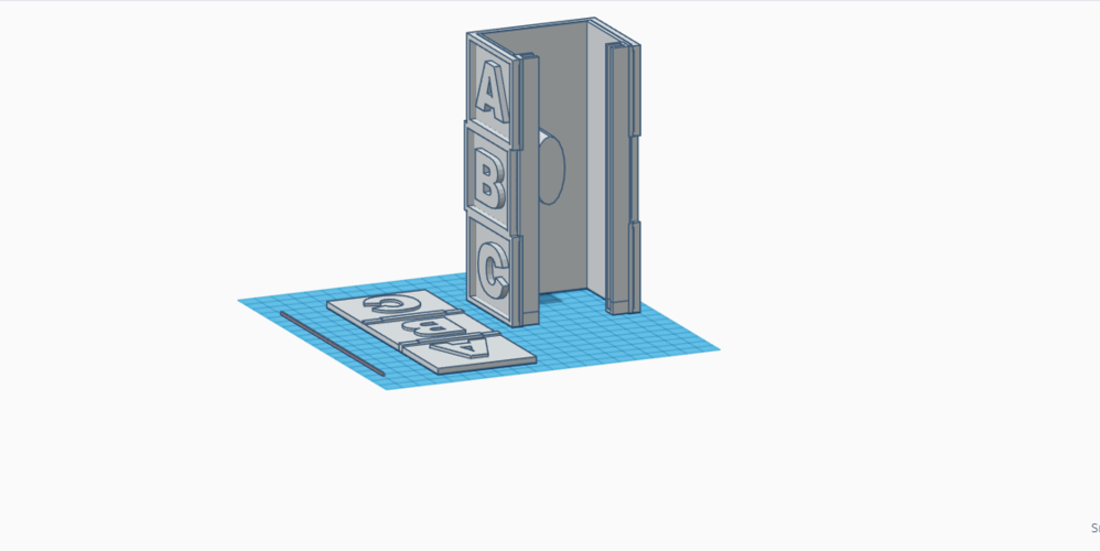 3D Printed ABC Curtain Holder | STL File by Nathaniel H. | Pinshape