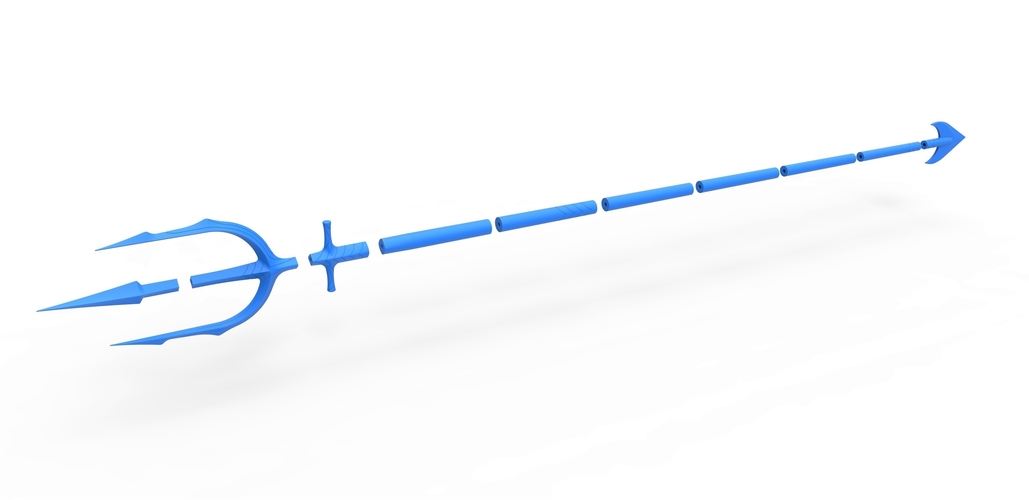 3D Printed Trident of King Atlan from the movie Aquaman 2018 by ...