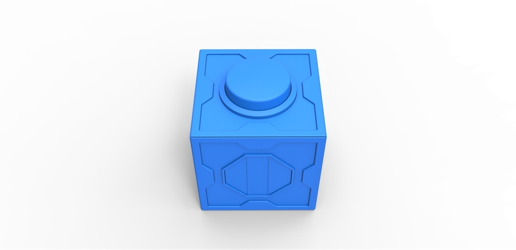 3D Printed Meeseeks box from Rick and Morty by CosplayItemsRock | Pinshape