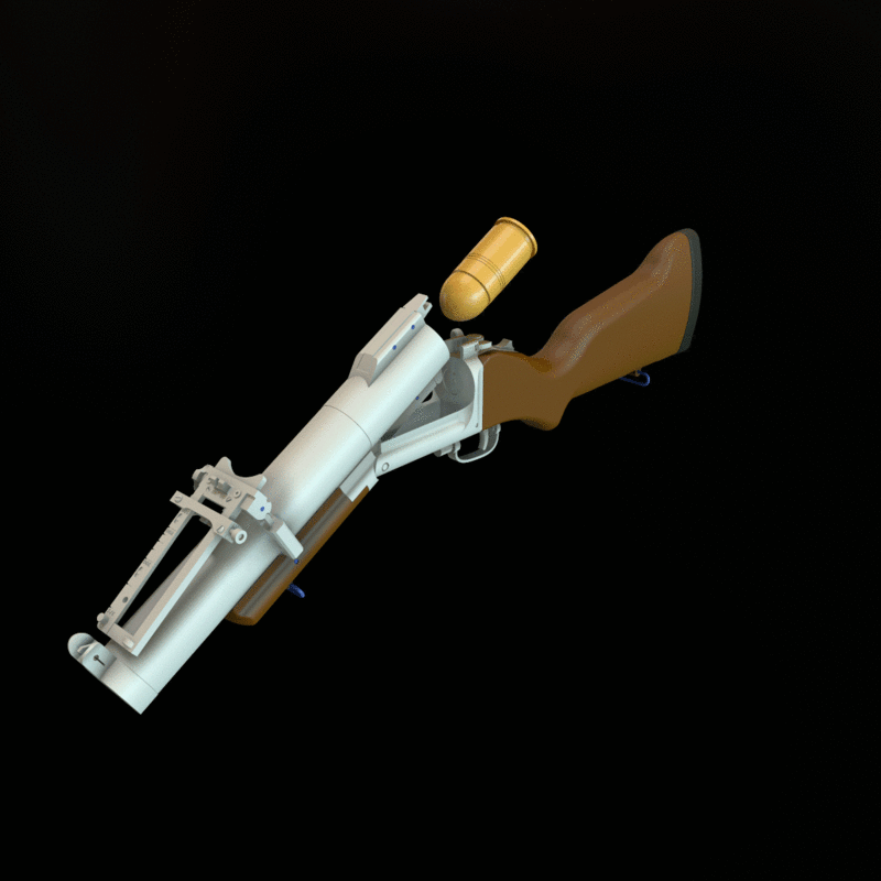 USA 40MM GRENADE LAUNCHER M79 1/6 12 INCH - Pinshape