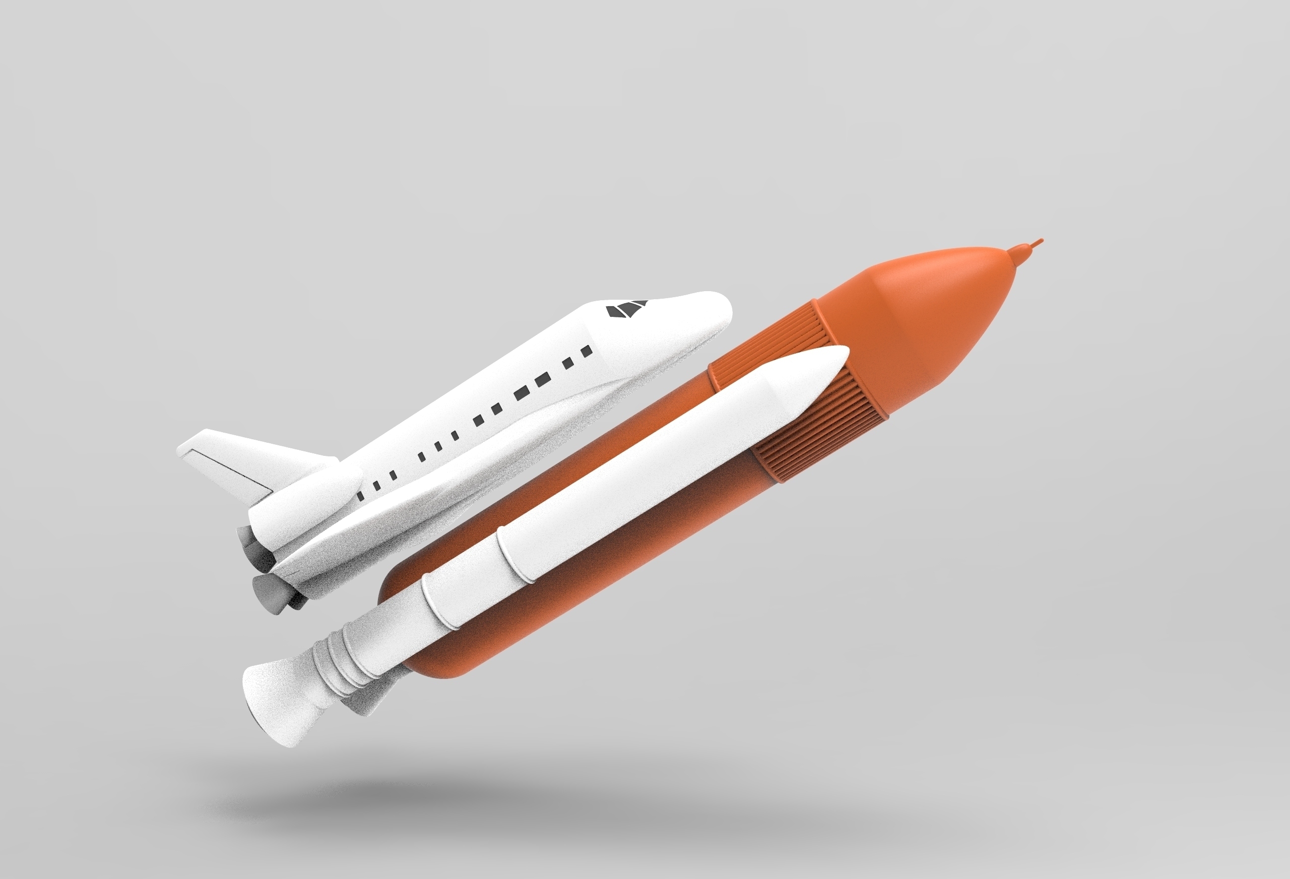 Space Shuttle 3d Shape