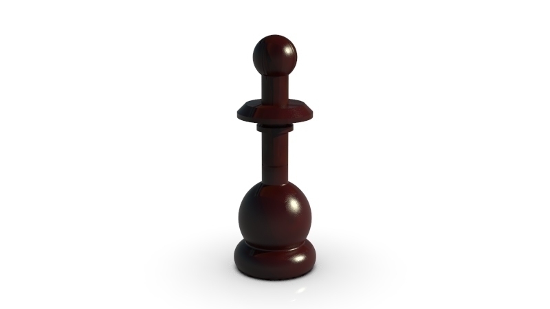 3D model of chess Pawn Model for 3D print - Pinshape
