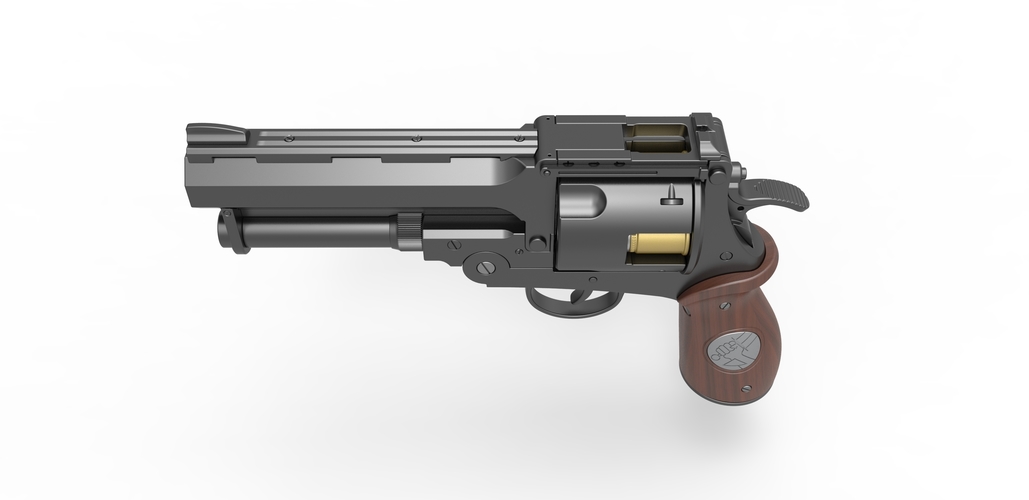 3D Printed Samaritan Revolver from the movie Hellboy 2004 by ...