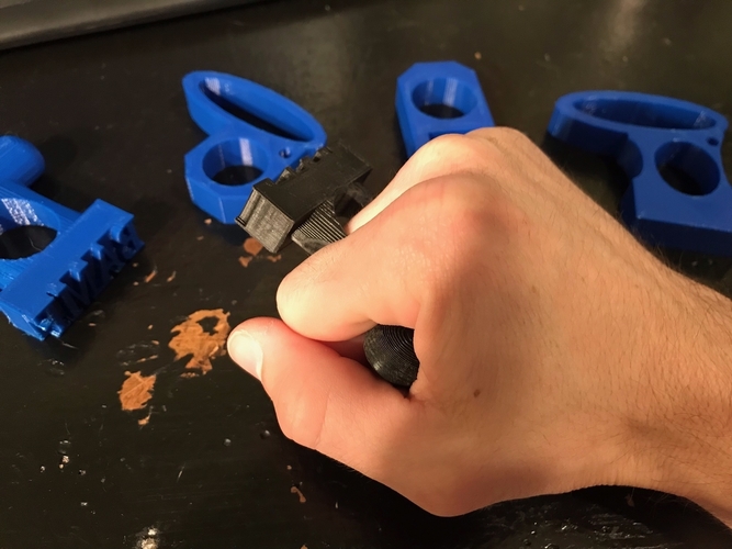 3D Printed One Knuckle Labeler by Joshuasha | Pinshape