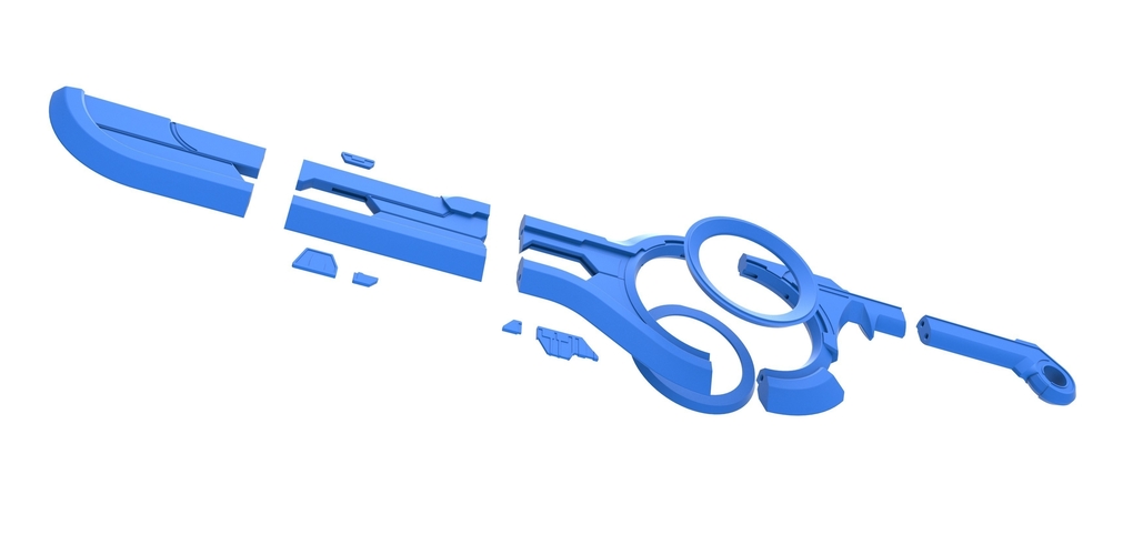 3D Printed Sword Monado from Xenoblade Chronicles by CosplayItemsRock ...