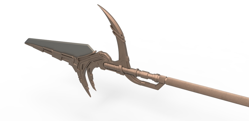 3D Printed Spear of Corvus Glaive from the movie Avengers Infinity war ...