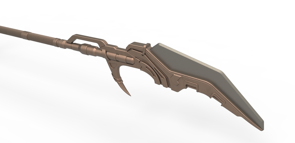 3D Printed Spear of Corvus Glaive from the movie Avengers Infinity war ...