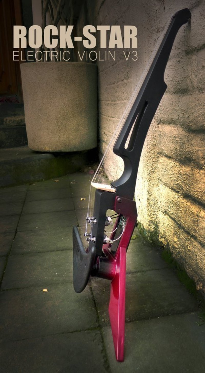 Rock-Star Electric Violin V.3 - Pinshape