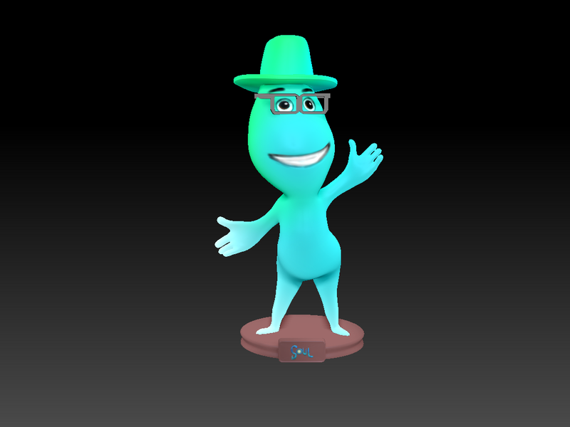 Soul Disney Pixar 3D print model - Pinshape