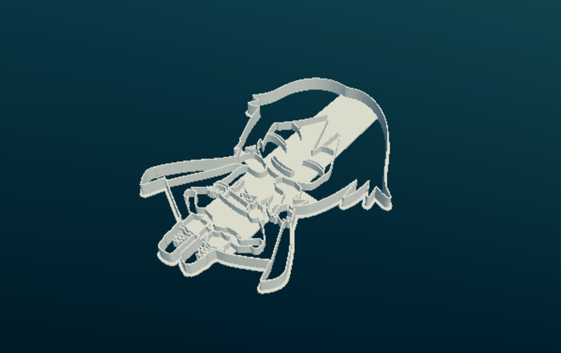 Cookie cutter Ruby Rose Chibi - Pinshape