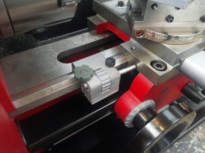 End Stop 7X10 HF Mini Lathe - Pinshape