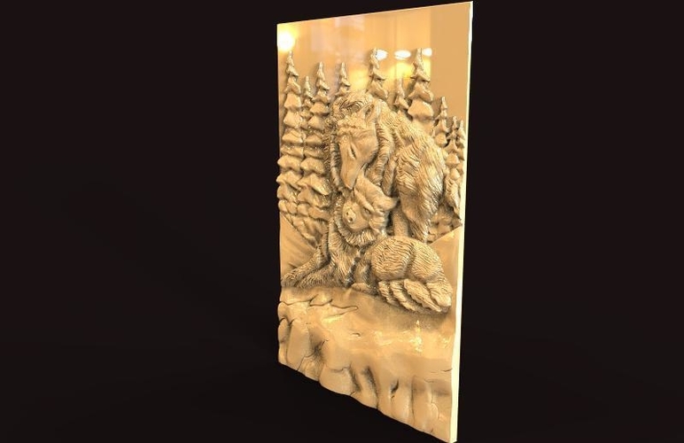 3D Printed Wolf CNC by Majs84 | Pinshape