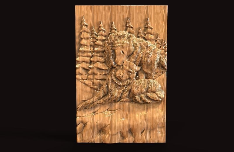 3D Printed Wolf CNC by Majs84 | Pinshape