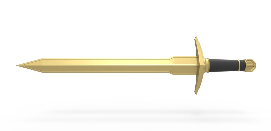 3D Printed Golden Sword of Kid Loki from Loki TV series by ...