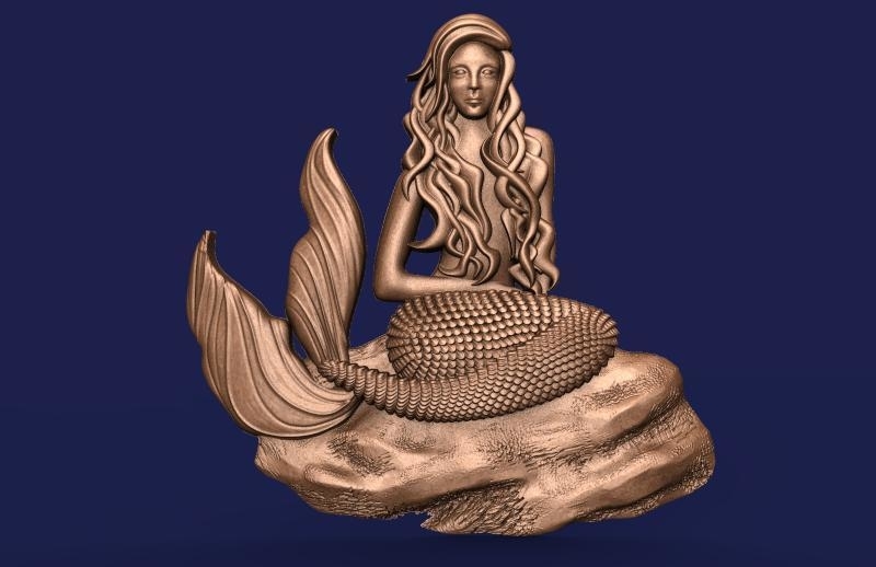 Mermaid CNC 3 - Pinshape