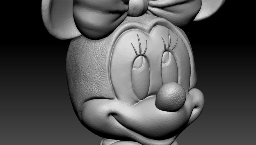 3D Printed Minnie Mouse.3d printable.STL. by gt5prologue | Pinshape