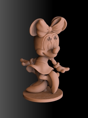 3D Printed Minnie Mouse.3d printable.STL. by gt5prologue | Pinshape