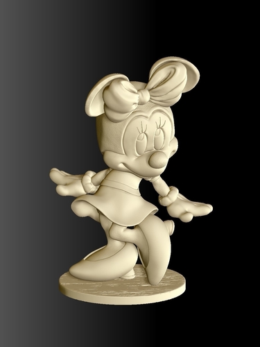 3D Printed Minnie Mouse.3d printable.STL. by gt5prologue | Pinshape
