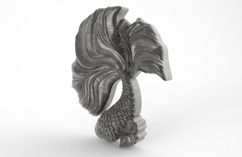 Betta fish pendant - Pinshape