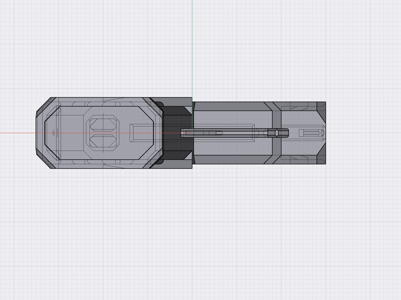 Futuristic short barrel Pistol (Combine 4BP) - Pinshape