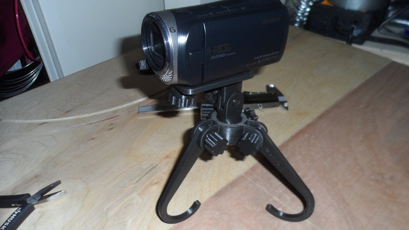 Multi use Tripod for Cameras, Tools, Phones and More - Pinshape