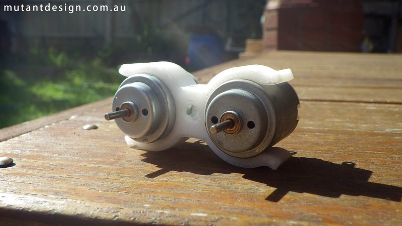DC Motor Mounting Clips - Pinshape