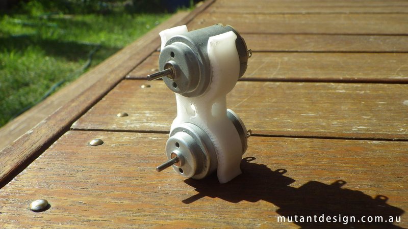 DC Motor Mounting Clips - Pinshape