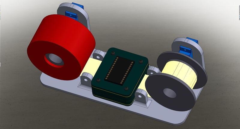 Paper Tape Reader Machine - Pinshape