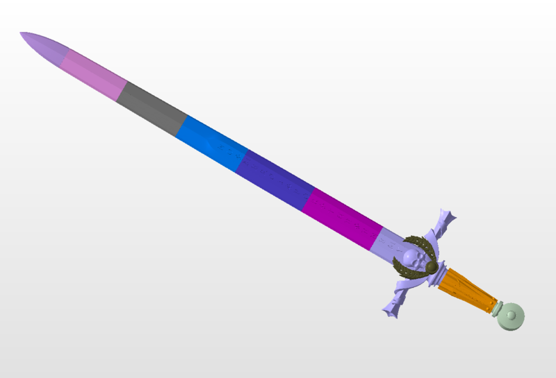 Fantasy Sword - Pinshape