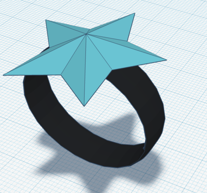 Star Ring - Pinshape