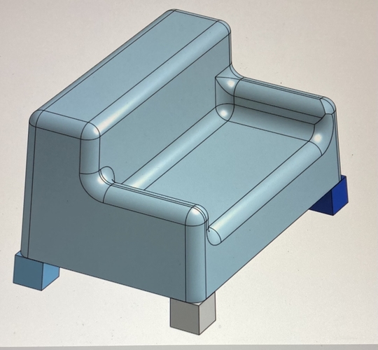 3D Printed couch by Luna R | Pinshape