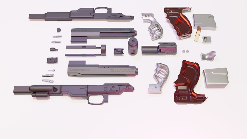 CYBERPUNK 2077 - Malorian Arms 3516 Replica - JOHNNY SILVERHAND - Pinshape