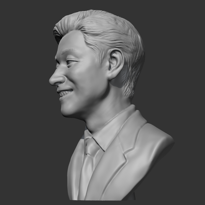 Salesman bust 3D print model - Pinshape