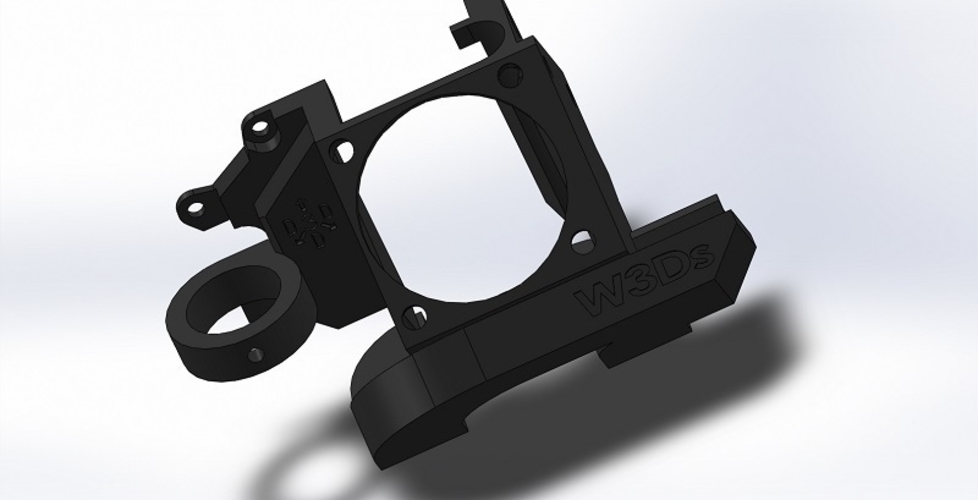 3D Printed Hot End For Microswiss part#M2601 by 3DsInnovations | Pinshape