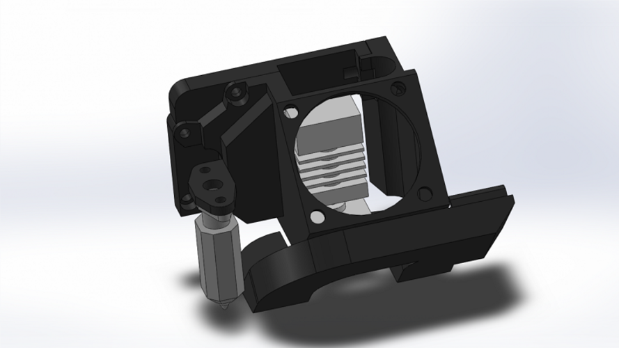 3D Printed Hot End For Microswiss part#M2601 by 3DsInnovations | Pinshape