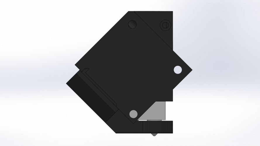 3D Printed Hot End For Microswiss part#M2601 by 3DsInnovations | Pinshape