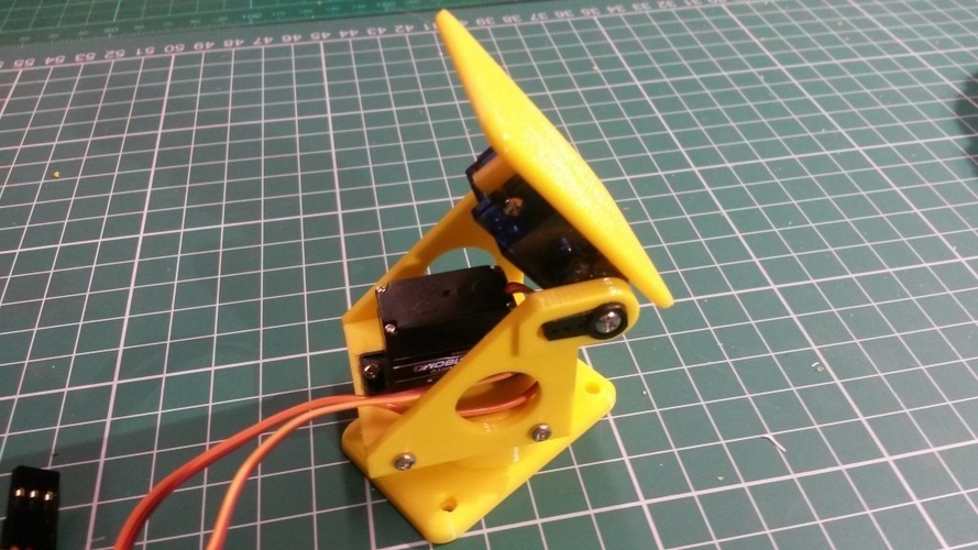 3D Printed Mobius Pan & Tilt with 9gram servos by blistik | Pinshape