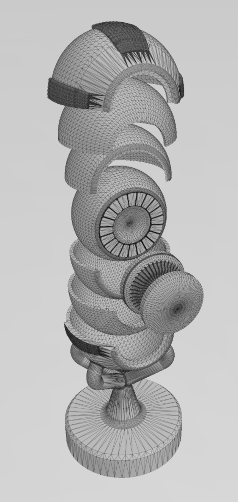 3d model-replica of a human eye anatomy 3D print model - Pinshape