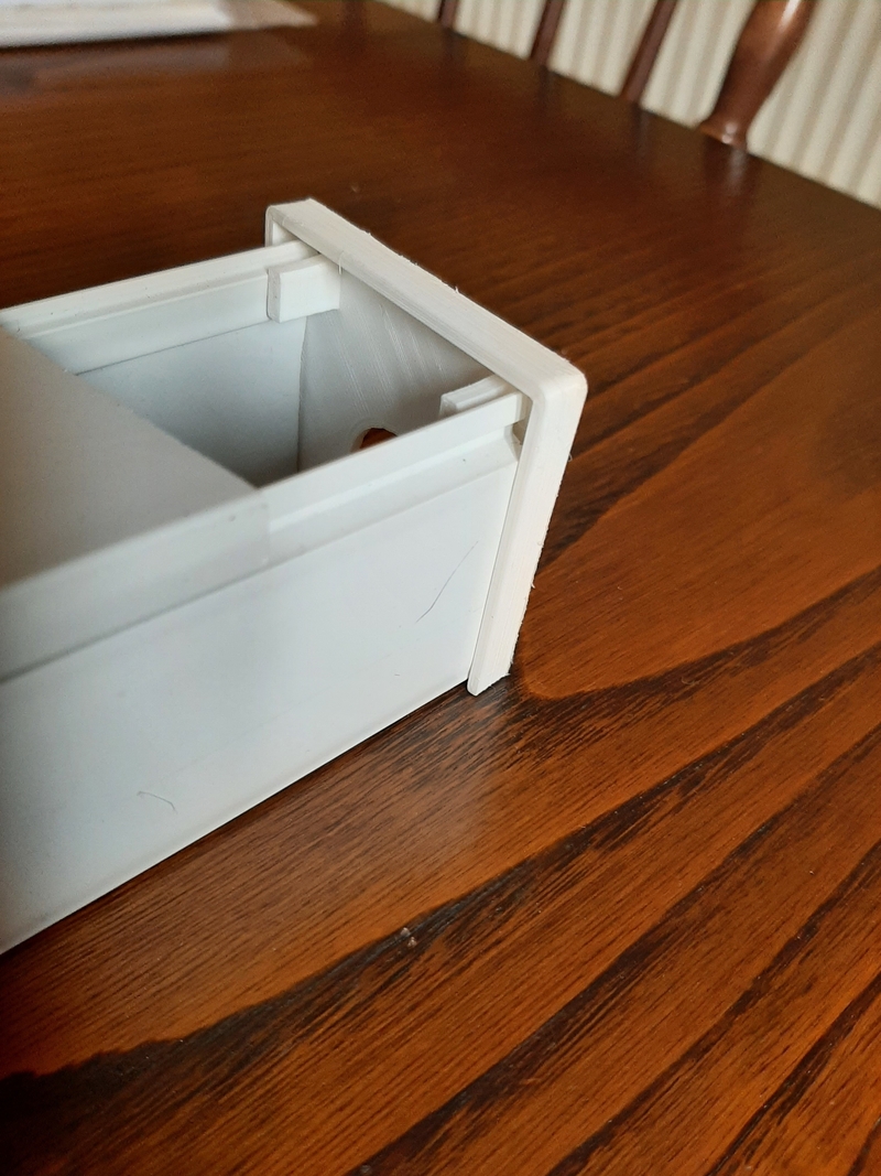 Trunking End Cap Maxi PVC 50mm x 50mm - Pinshape